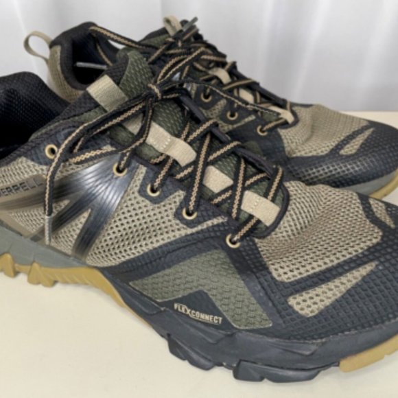 Merrell | Shoes | Merrell Olive Green Hyperlock Hiking Sneakers Like ...